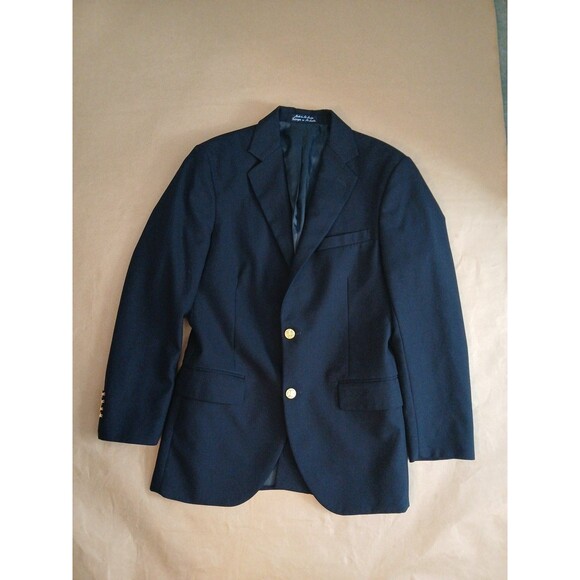 Lands' End | Suits & Blazers | Vintage Lands End Navy Blue Blazer 36r ...